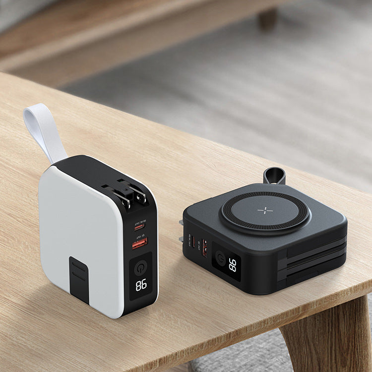Travel Universal 5 in 1 Power Bank wireless charger